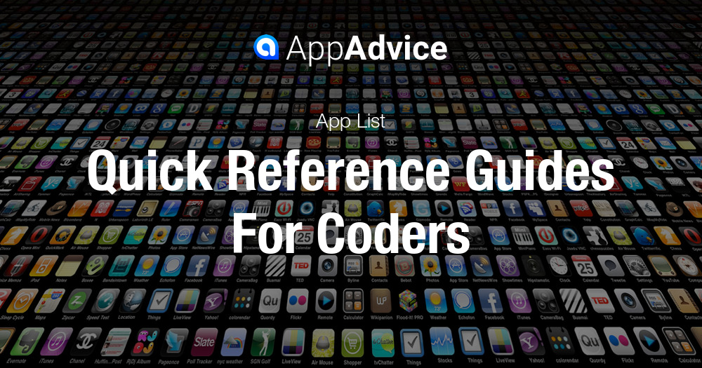 Quick Reference Guides For Coders