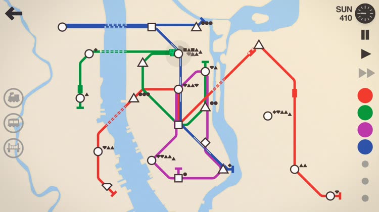 Build Your Dream Subway System in Mini Metro