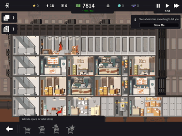 Build Your Dream Skyscraper in Project Highrise, Now on iPad