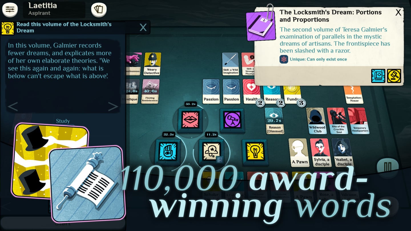 Seek Unholy Mysteries in the Card Game Cultist Simulator