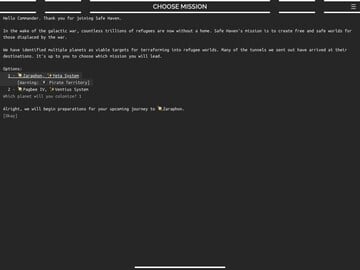 Blast Off to the Future in the Retro, Text-Based Game Colony