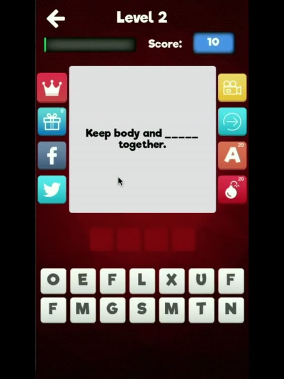 Proverbs Trivia Quiz, Word Guessing Game Challenge by Shoaib Shakir