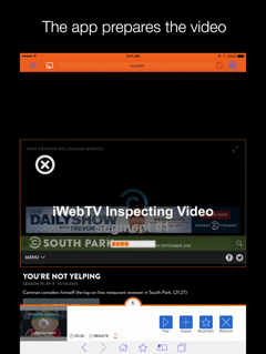Cast Web Videos to TV - iWebTV by Swishly inc
