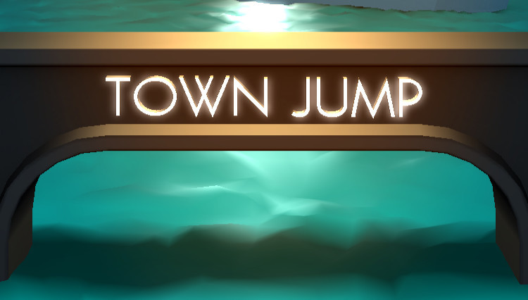 Reach for the stars as you hop and flip in Town Jump