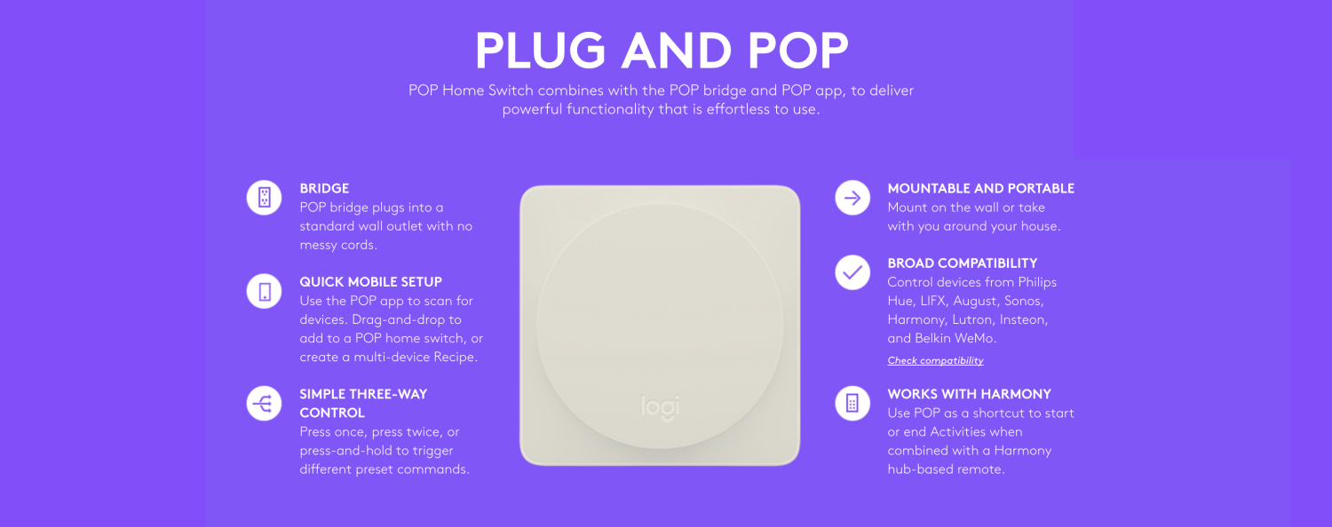 Logitech's Pop Switch Is a Great Product for Home Automators