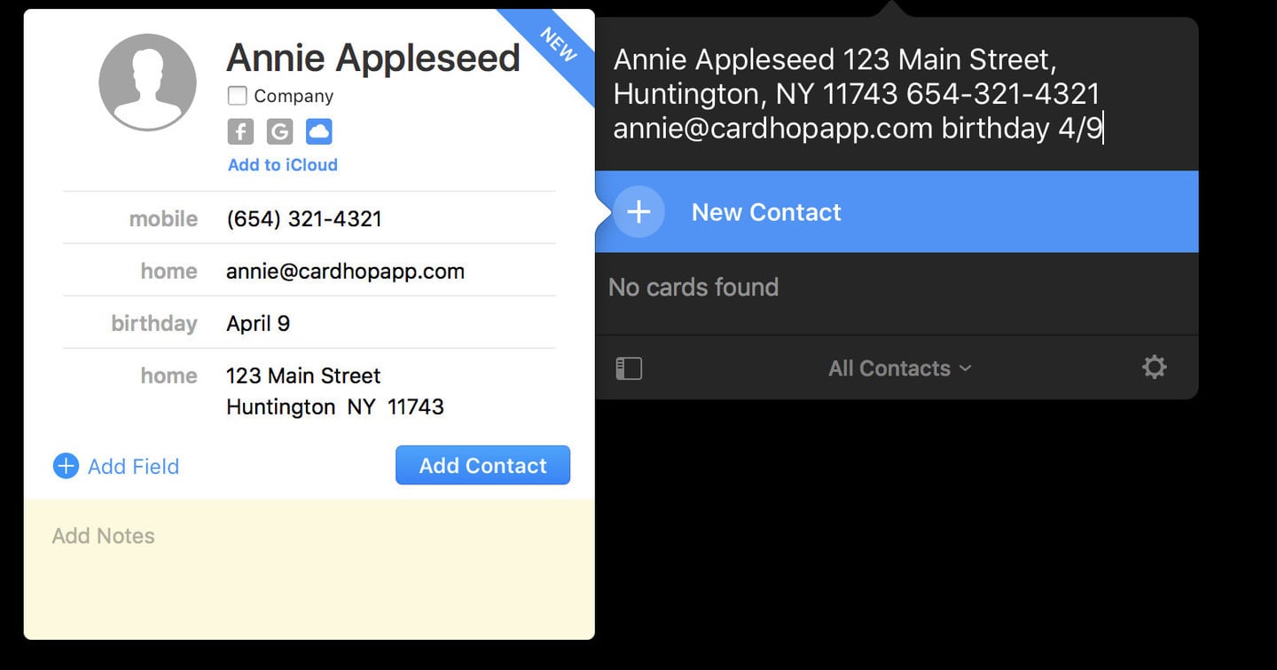 Flexibits Reimagines Your Contacts in Cardhop for Mac