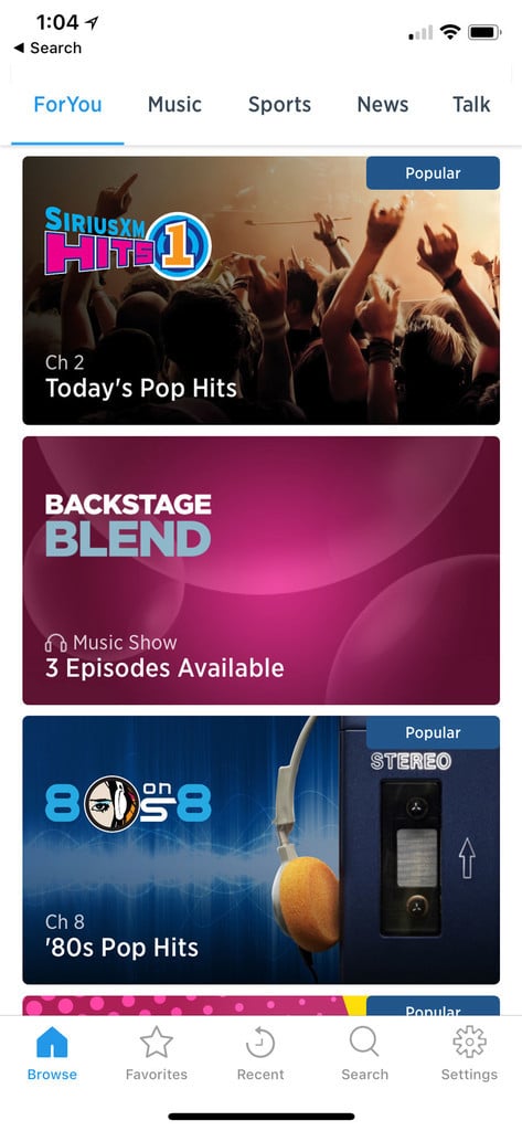 SiriusXM Radio App Update Brings a Completely New Design and More