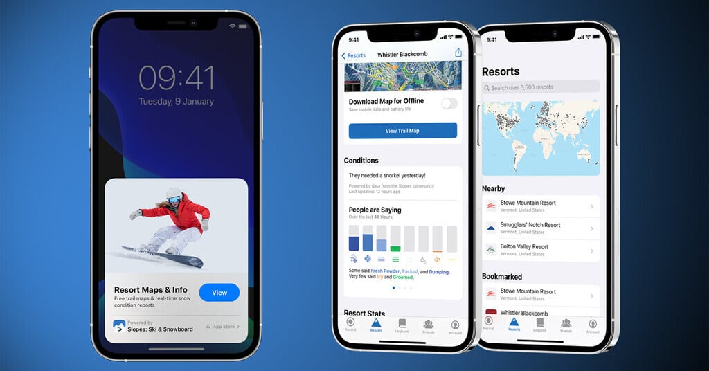 With Ski Season Nearing, Slopes Update Brings Resort Maps, Home Screen ...