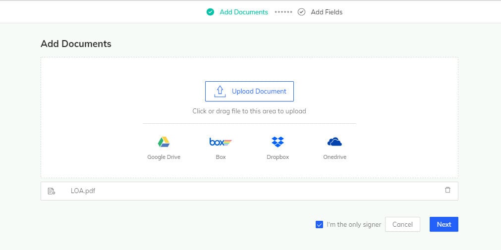 Sign PDF Documents Online with Free Electronic Signature