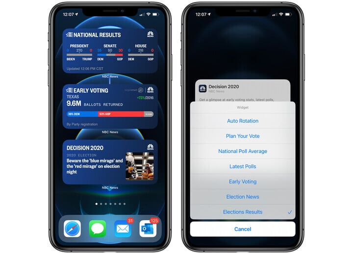 Follow the Presidential Election Results on Your iOS 14 Home Screen ...