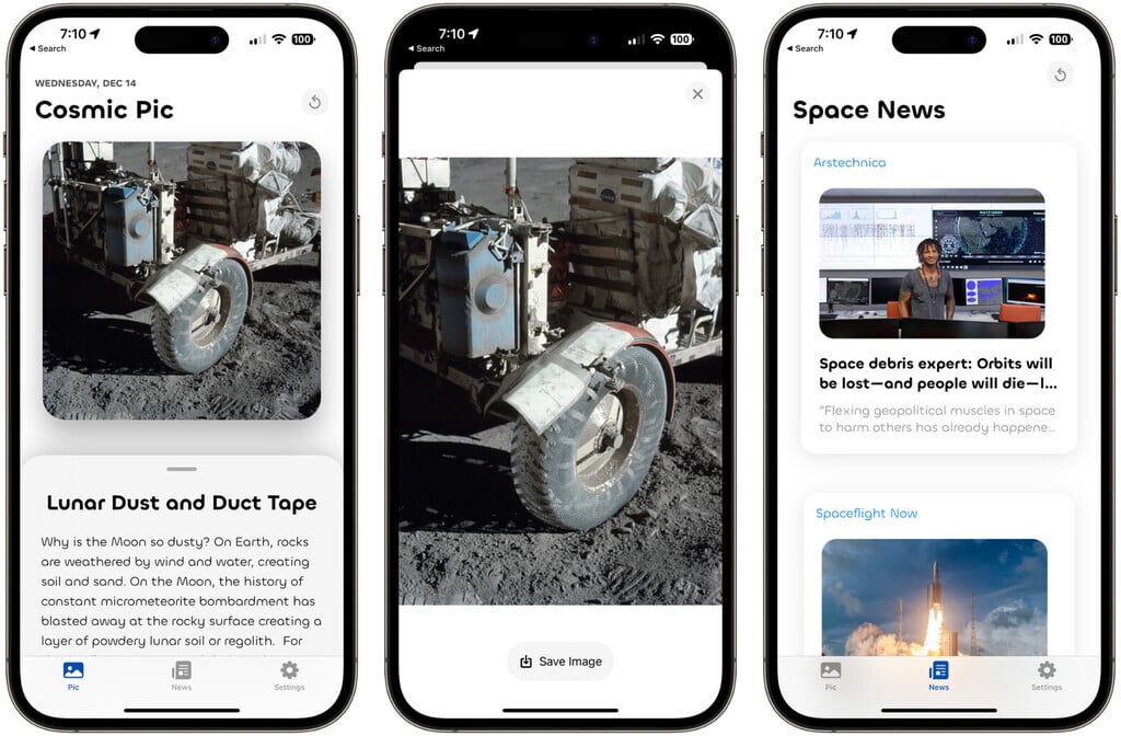Blast Off to the Stars on Your iPhone or iPad With Cosmic Pic