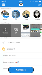 Compose quick emails with iOS extensions using Contrast's new Email+