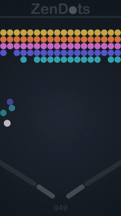 ZenDots is a mashup of pinball and Breakout that is designed to help you unwind
